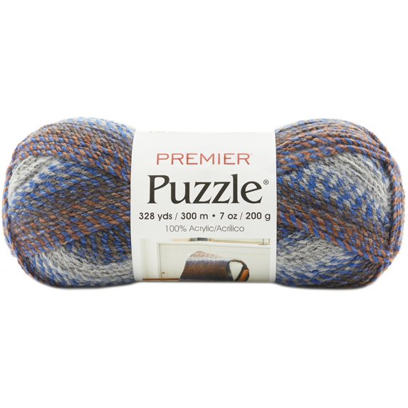 Premier Yarns Puzzle Yarn Horseshoes, Chunky Craft Acrylic, Bulky ...