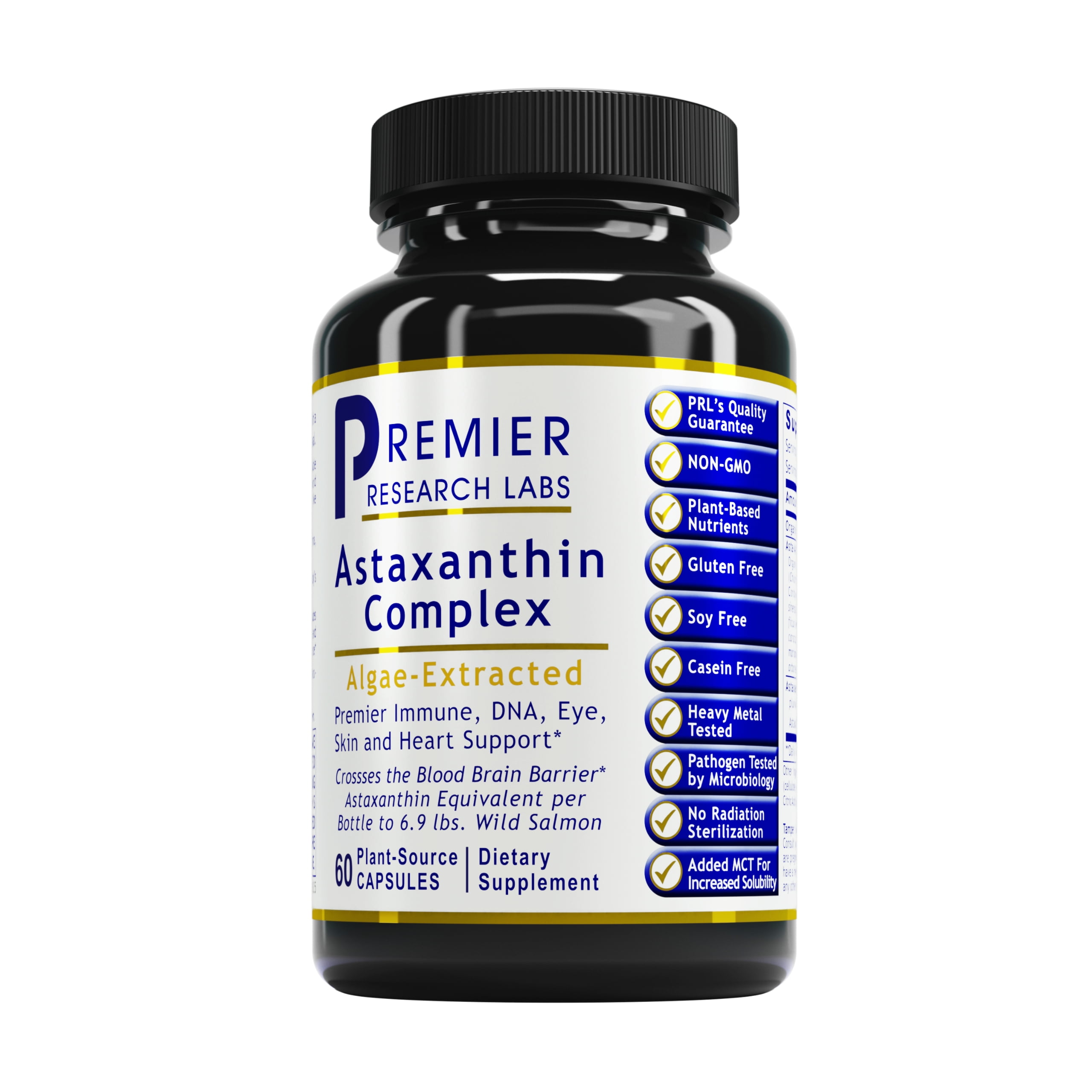 Premier Research Labs Astaxanthin Complex - Supports Cardiovascular ...