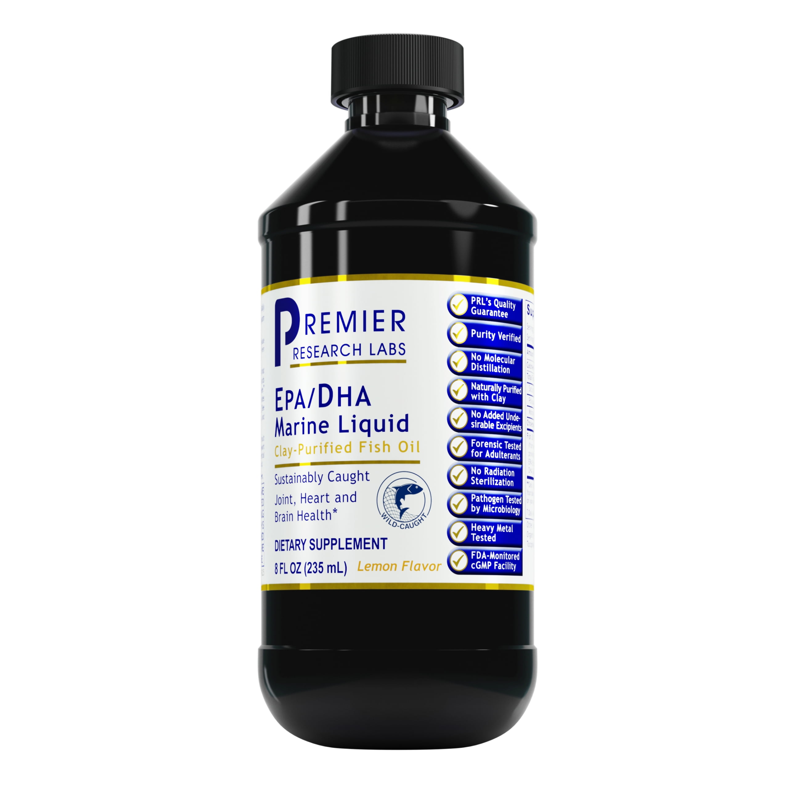 Premier Research Labs EPA/DHA Marine Liquid - Fish Oil Concentrate ...