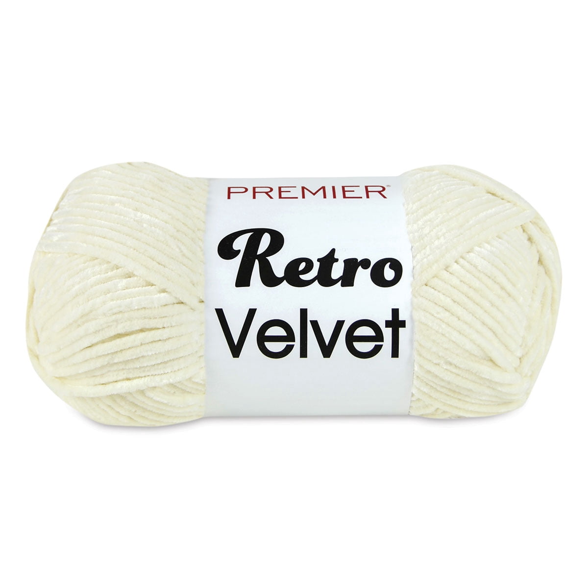 Premier Retro Velvet Yarn - Cream - Walmart.com