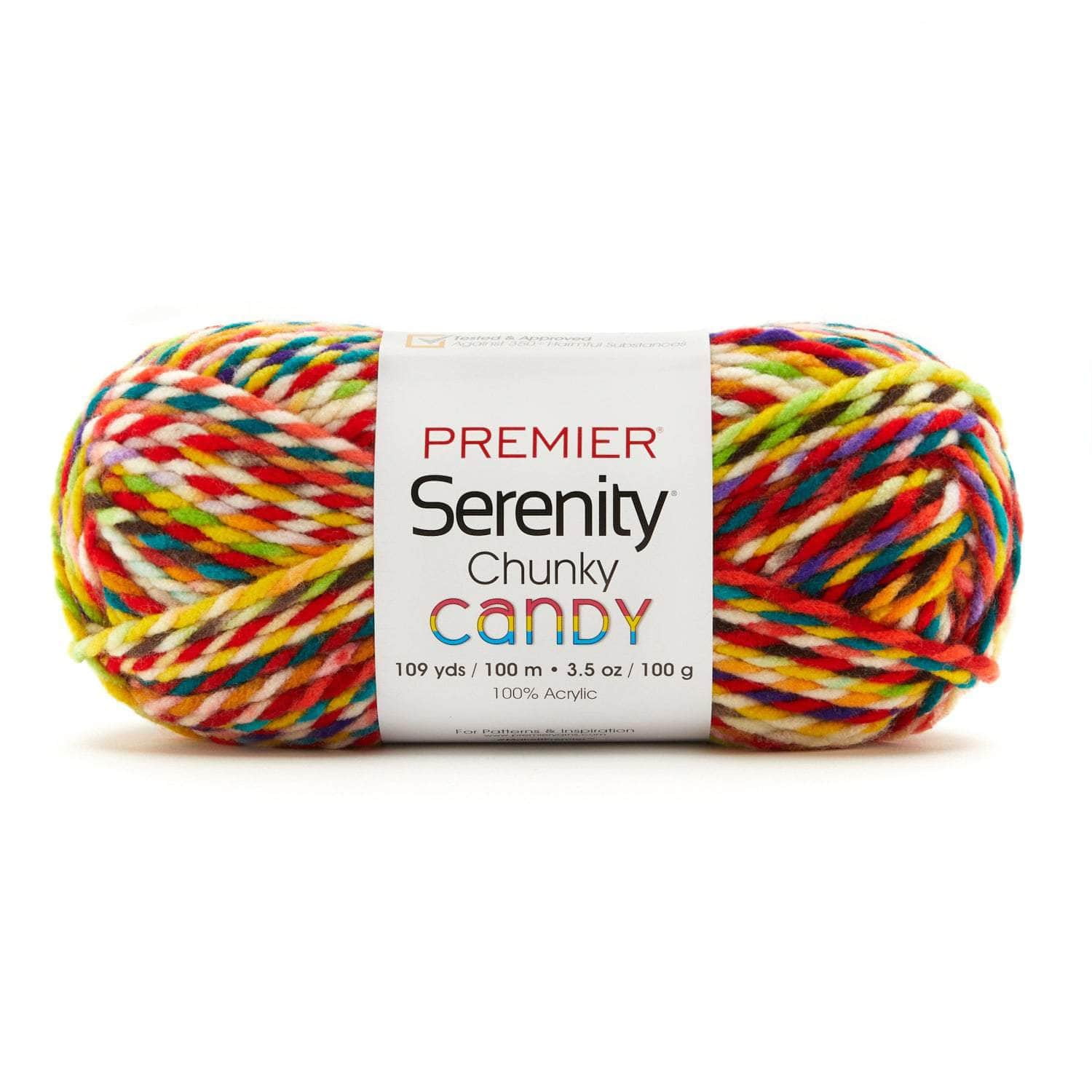 Premier Yarns Serenity Chunky Candy Yarn, Perfect Yarn for Crocheting and Knitting, Made of ...