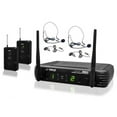 Premier Series Professional UHF Microphone System with - 2 Body-Pack ...