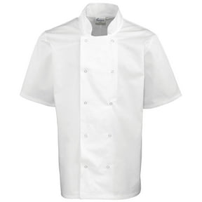Premier Studded Front Short Sleeve Chefs Jacket (Pack of 2) - Walmart.com