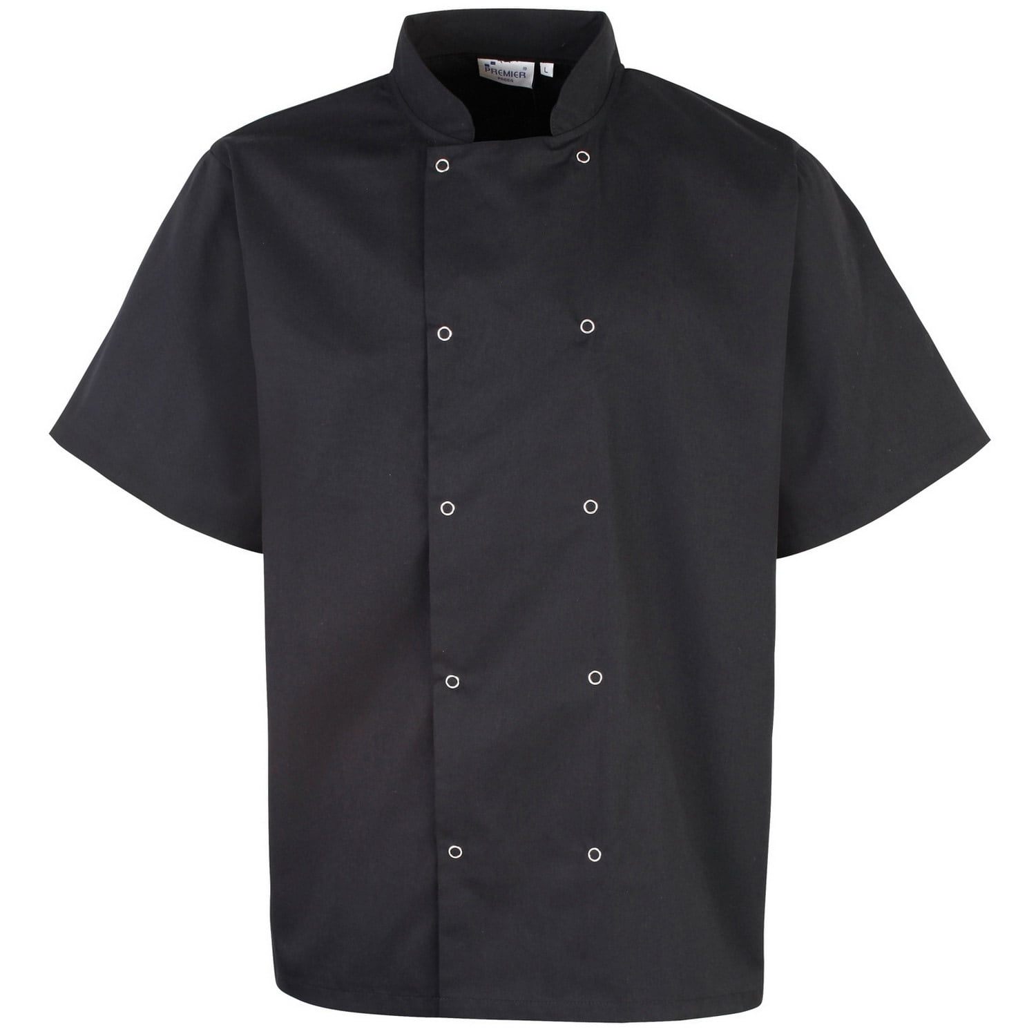Premier Studded Front Short Sleeve Chefs Jacket - Walmart.com