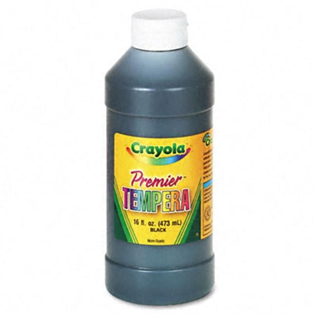 Premier Tempera Paint Black 16 oz - Walmart.com