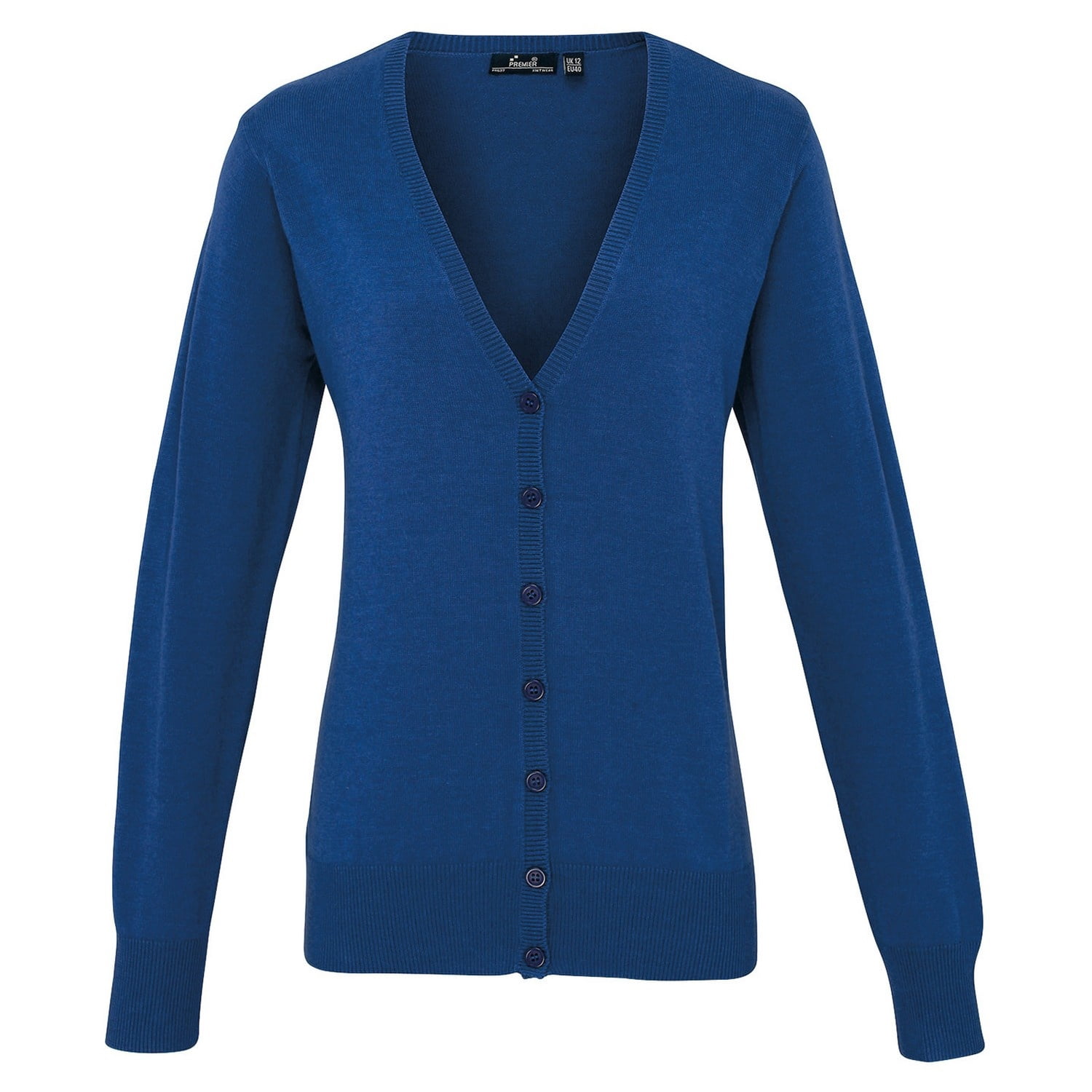 Premier Womens Cotton Acrylic V Neck Cardigan - Walmart.com