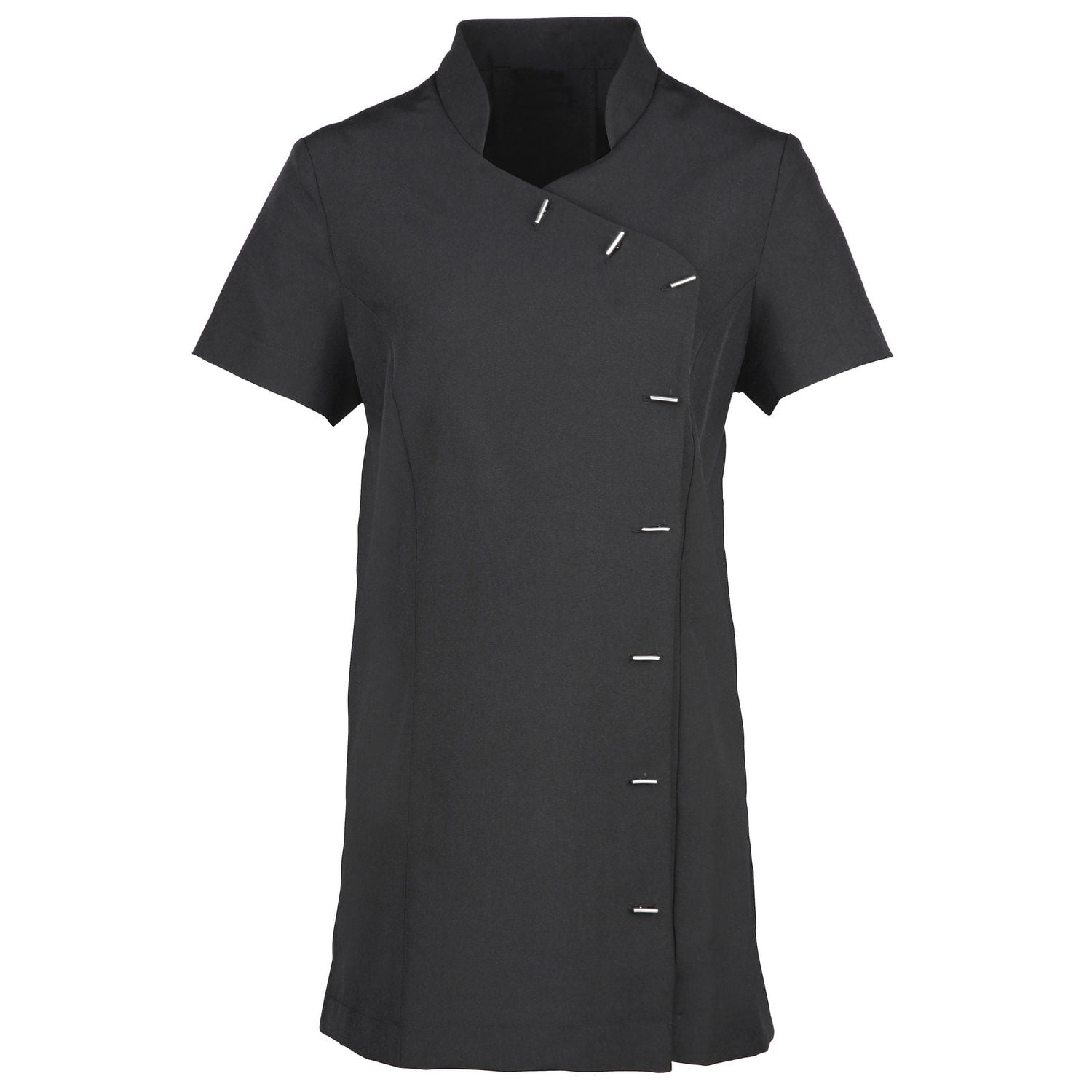 Premier Womens Orchid Tunic, Short Sleeve, Mandarin Collar, Spa ...