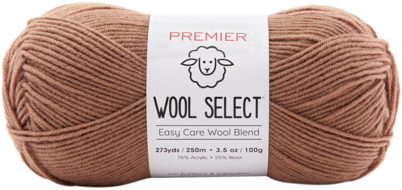Premier Wool Select Yarn-Caramel - Walmart.com