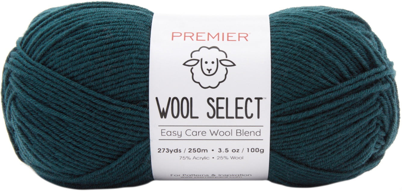 Premier Wool Select Yarn-Mallard - Walmart.com