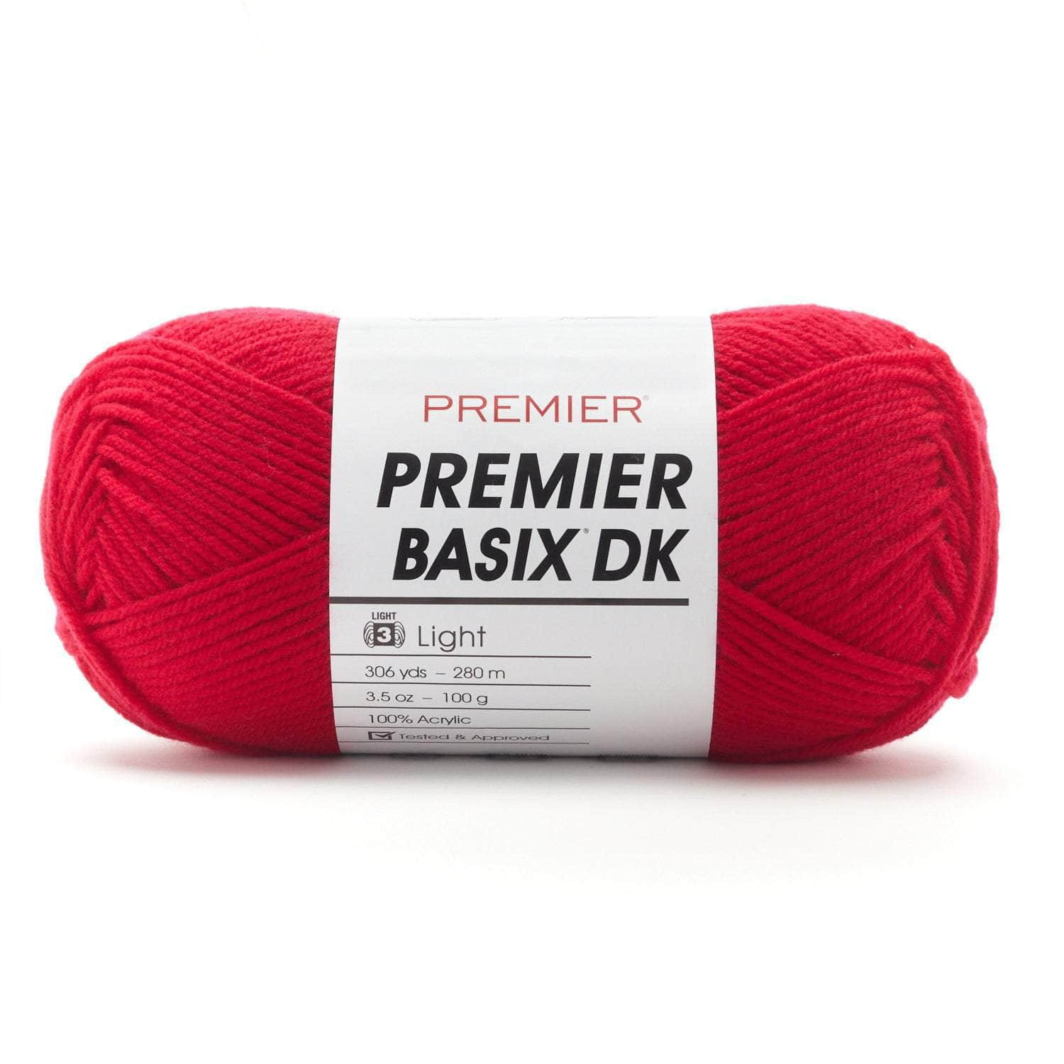 Premier Yarns Basix DK Yarn-Cherry Red - Walmart.com