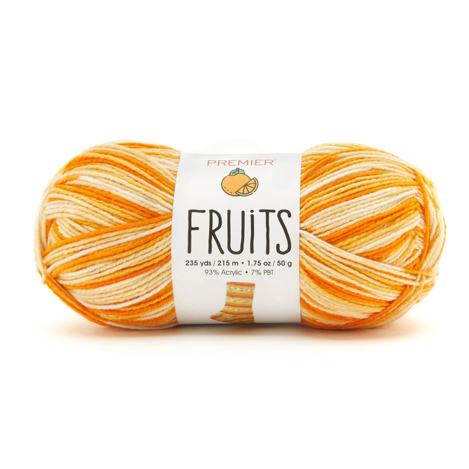 Premier Yarn Fruits Yarn - Orange - Walmart.com