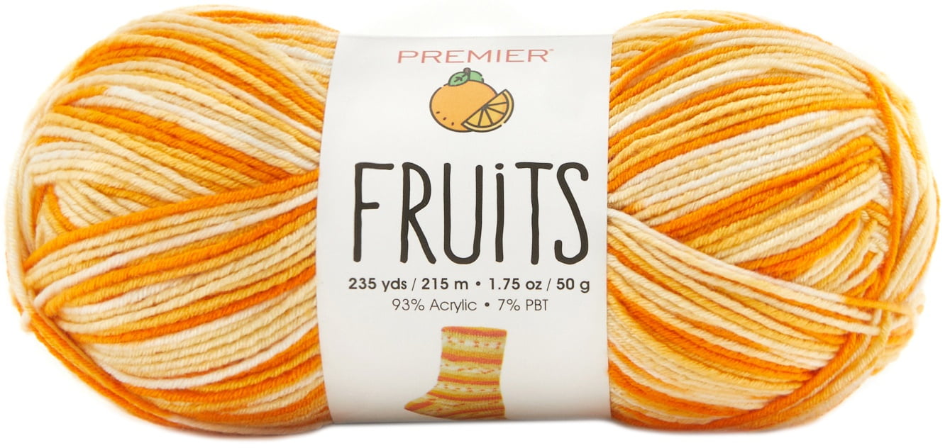 Premier Yarn Fruits Yarn - Orange - Walmart.com
