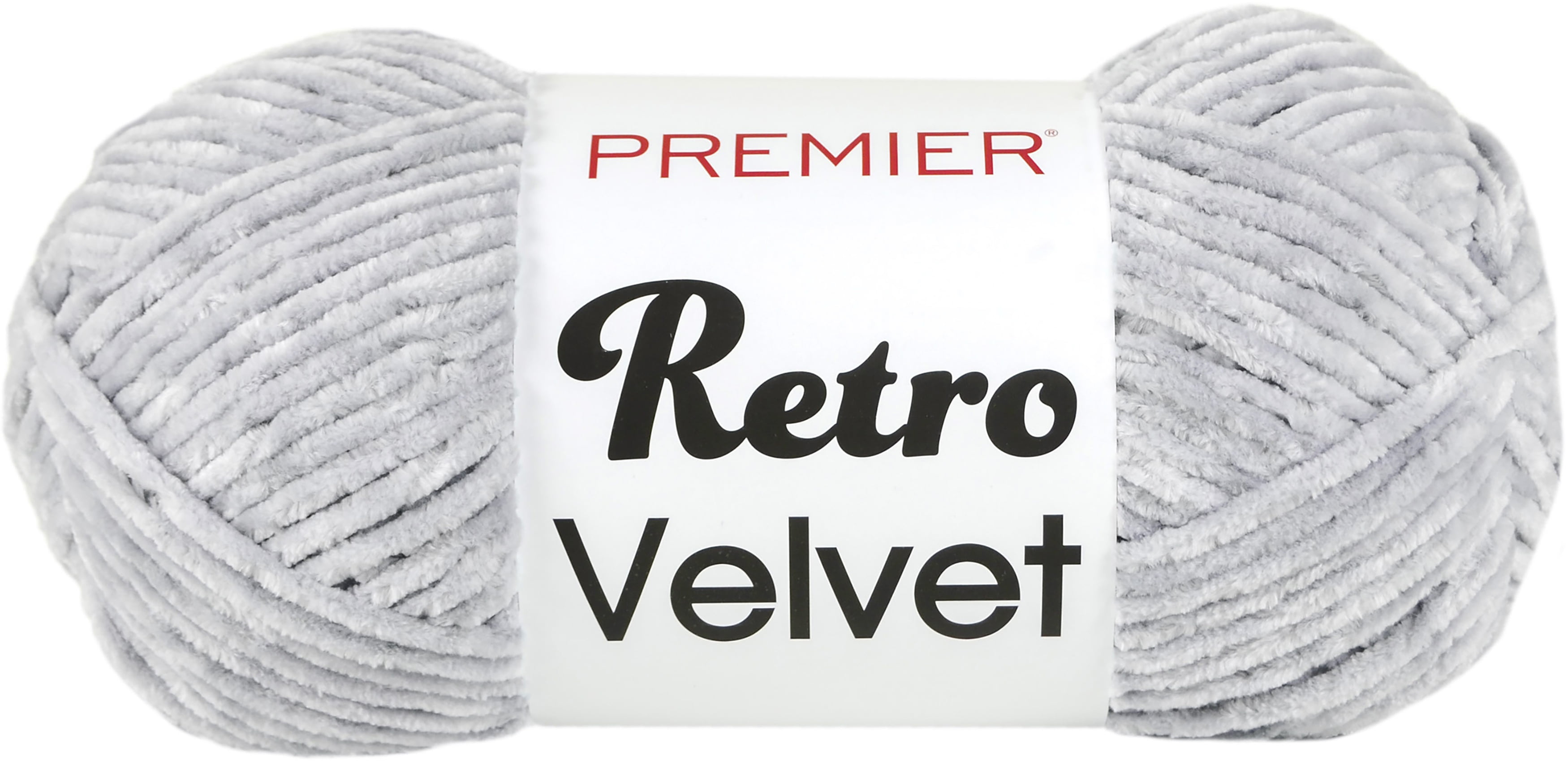 Premier Retro Velvet Yarn - Light Grey - Walmart.com