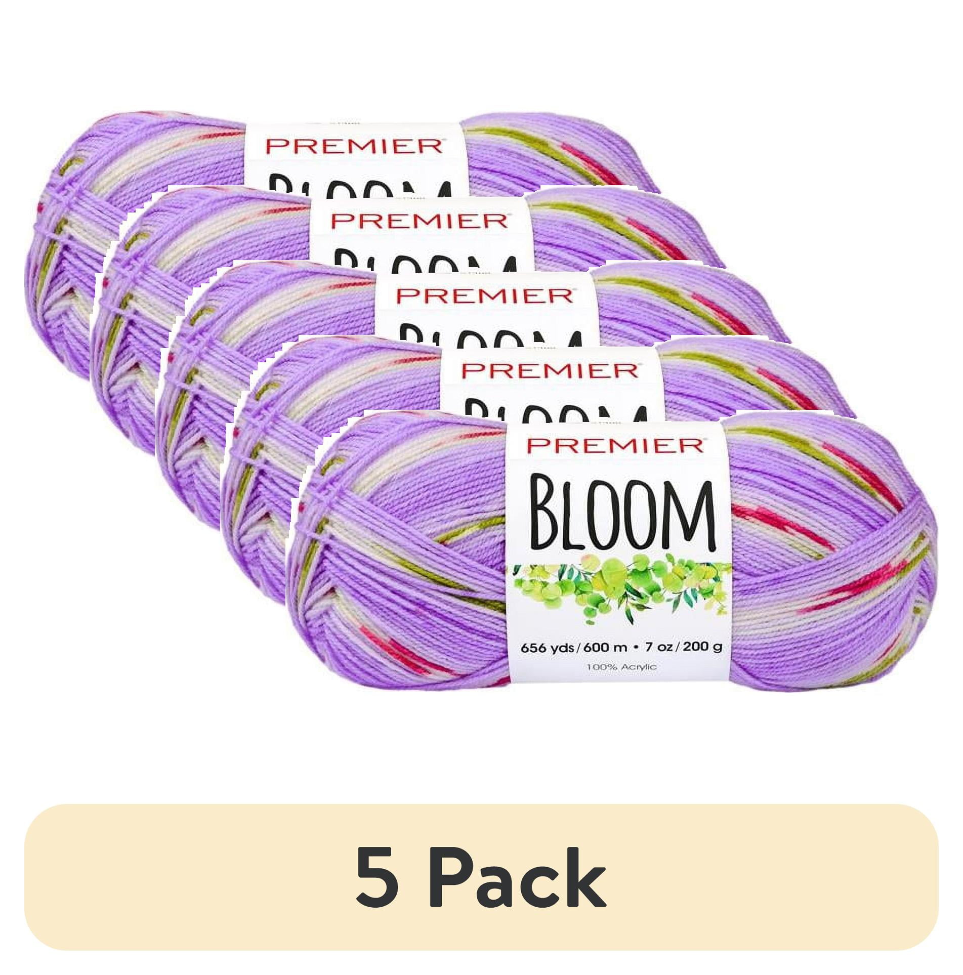 (5 pack) Premier Yarns 1090-01 Bloom Yarn-Sweet Pea - Walmart.com
