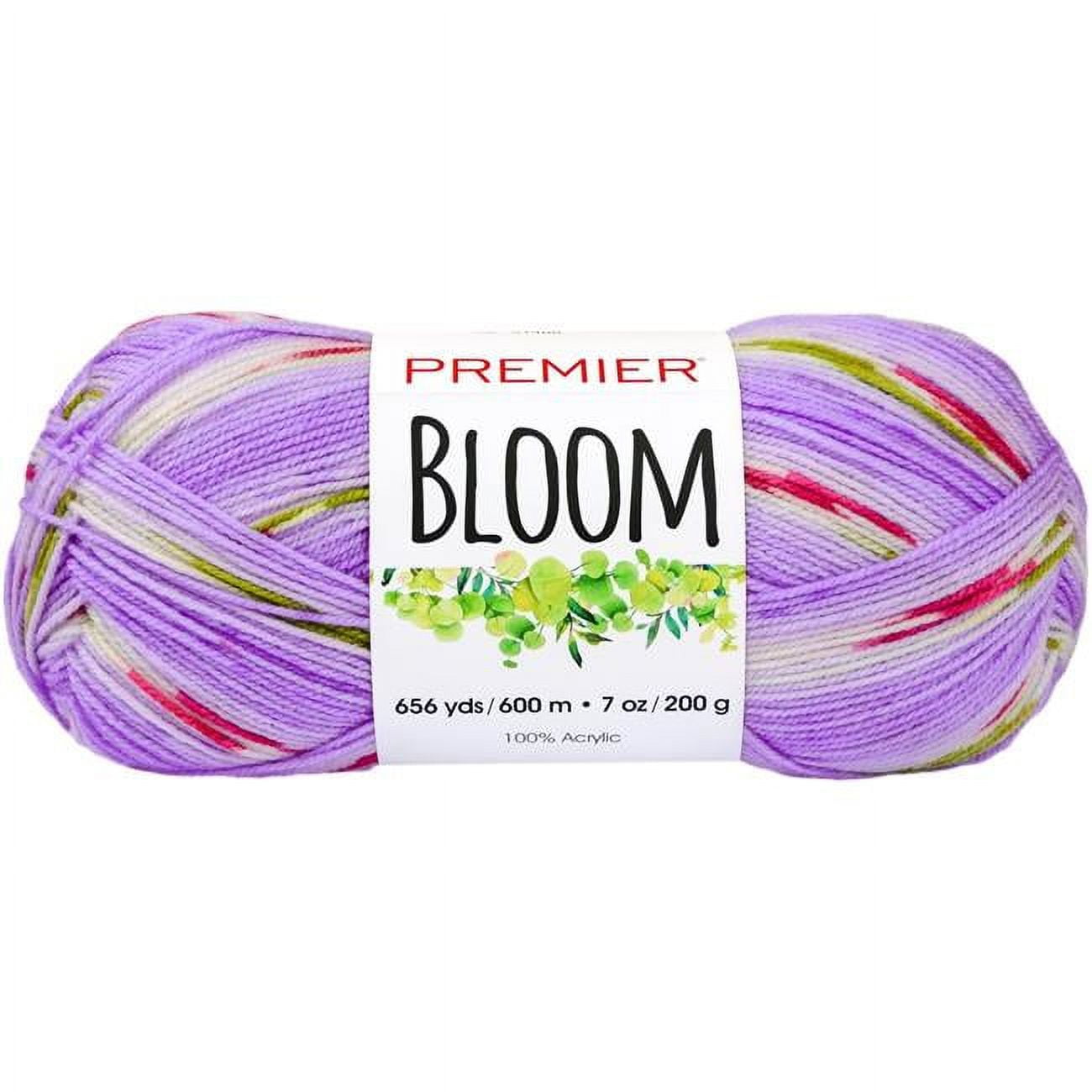 Premier Yarns 1090-01 Bloom Yarn-Sweet Pea - Walmart.com