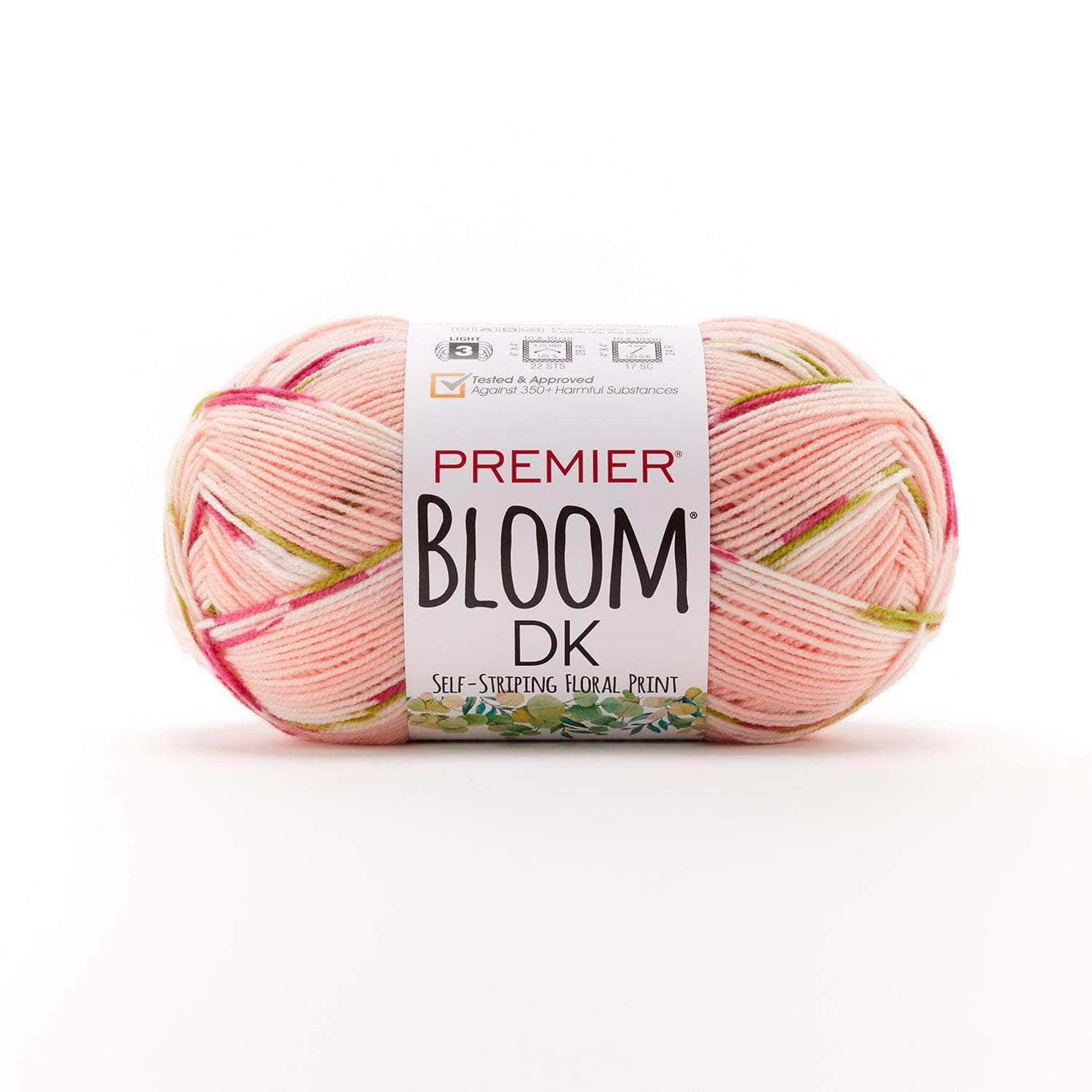 Premier Yarns Bloom Yarn-Apricot Blossom, Easy-Care, Self-Patterning ...
