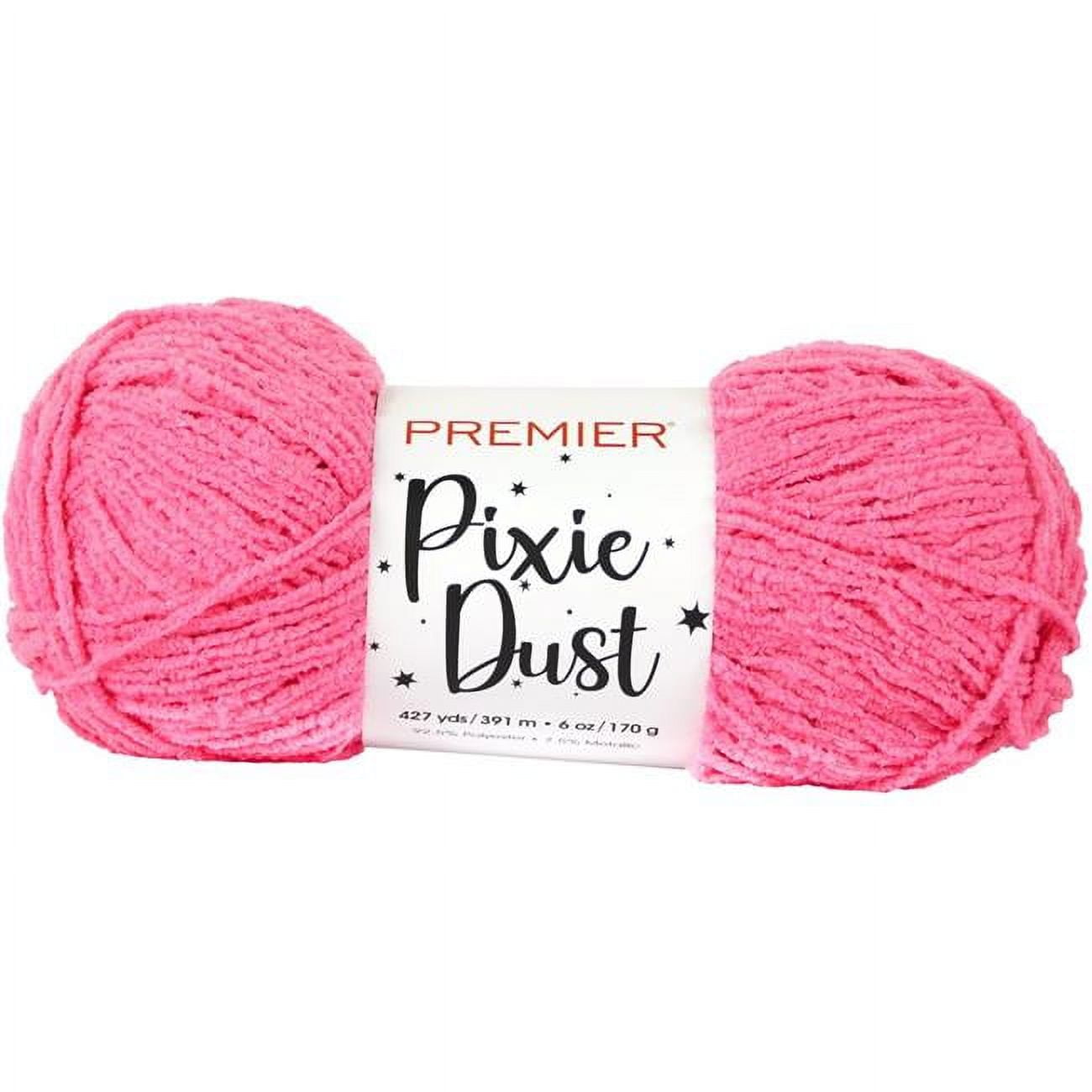Premier Yarns 1106-05 Pixie Dust Yarn - Pink Punch - Walmart.com