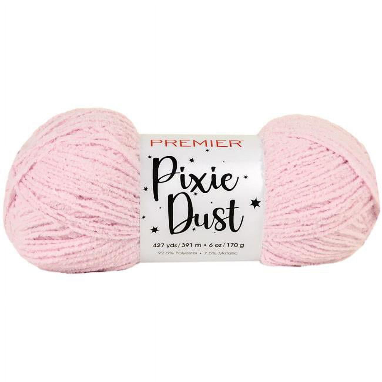 Premier Yarns 1106-12 Pixie Dust Yarn - Fairy Pink - Walmart.com