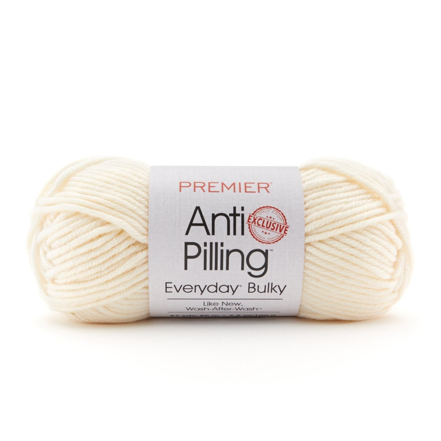 Premier Yarns Anti-Pilling Everyday Bulky Yarn-Cream - Walmart.com