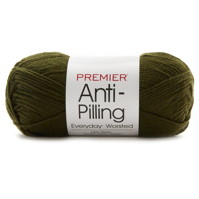 Premier Yarns Anti-Pilling Everyday Worsted Solid Yarn-Pine Green ...