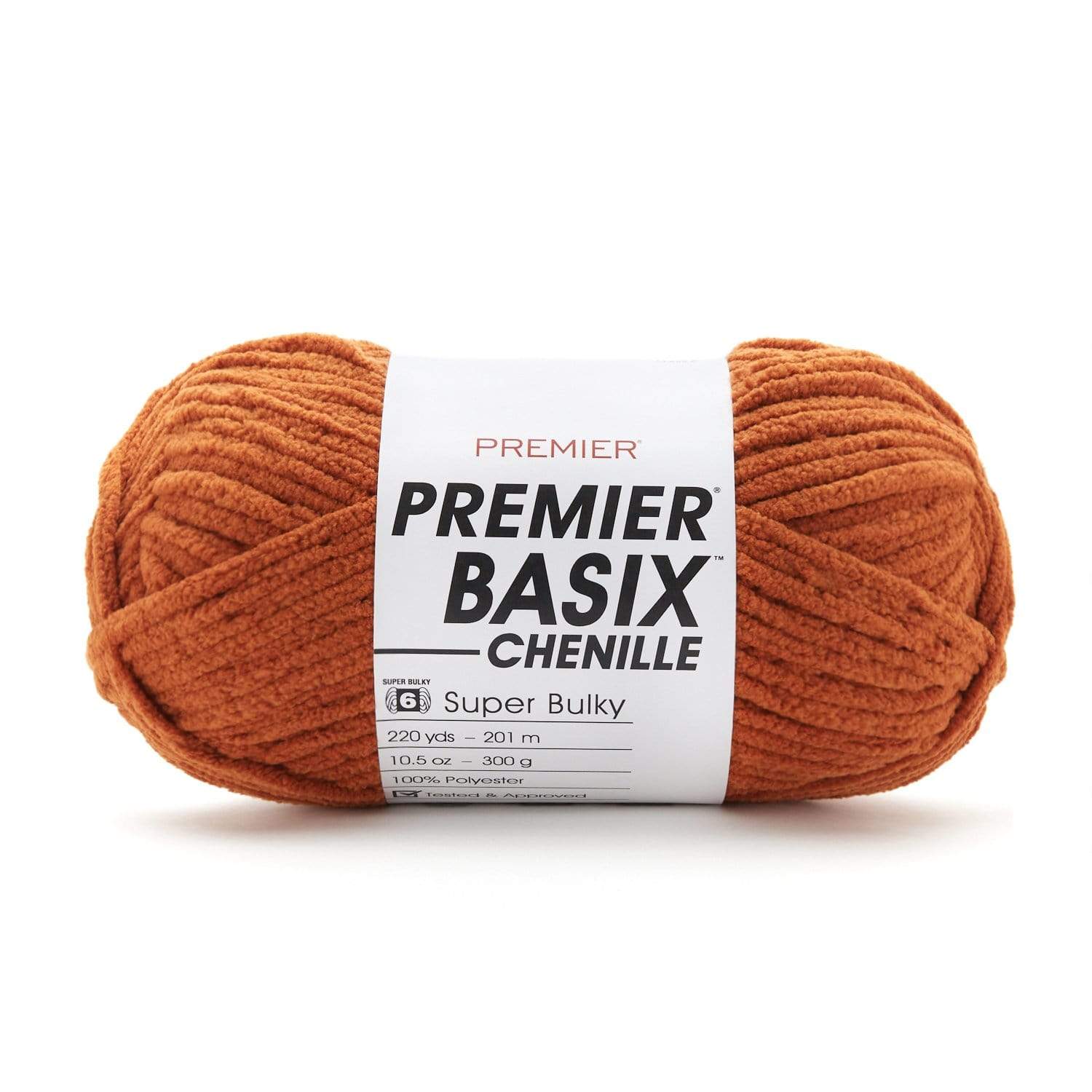 Premier Yarns Basix Chenille Yarn-Rust - Walmart.com