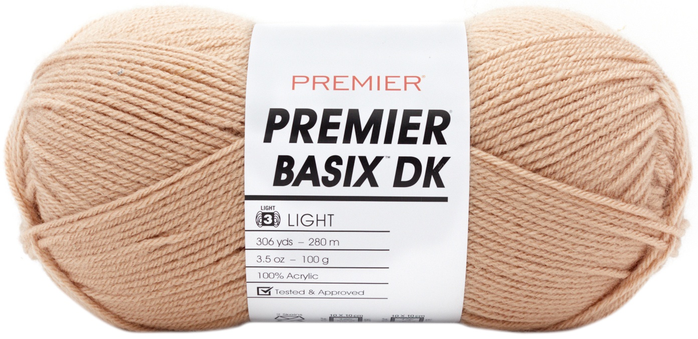 Premier Yarns Basix DK Yarn-Tan - Walmart.com