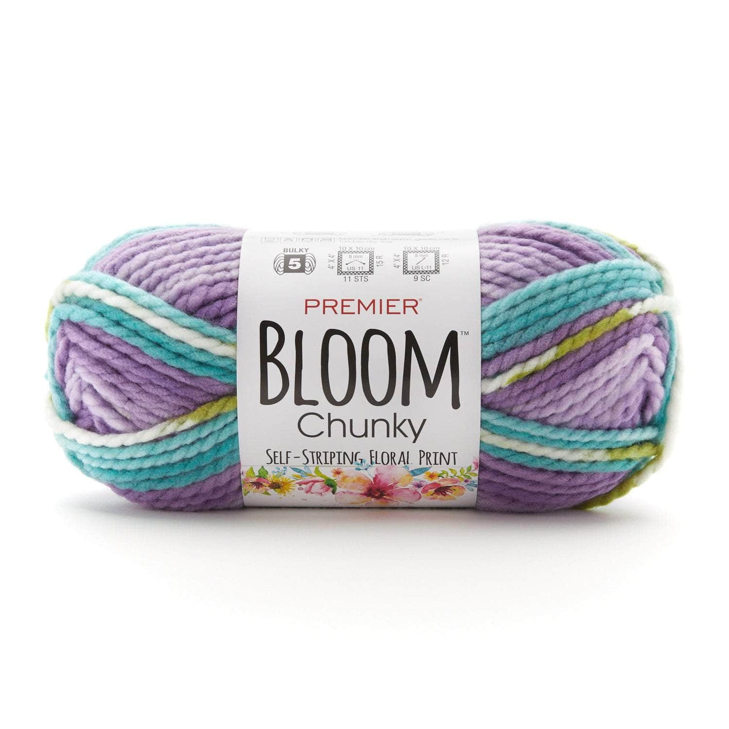 Premier Yarns Soft Bloom Chunky Yarn-Wildflower for Knitting and ...