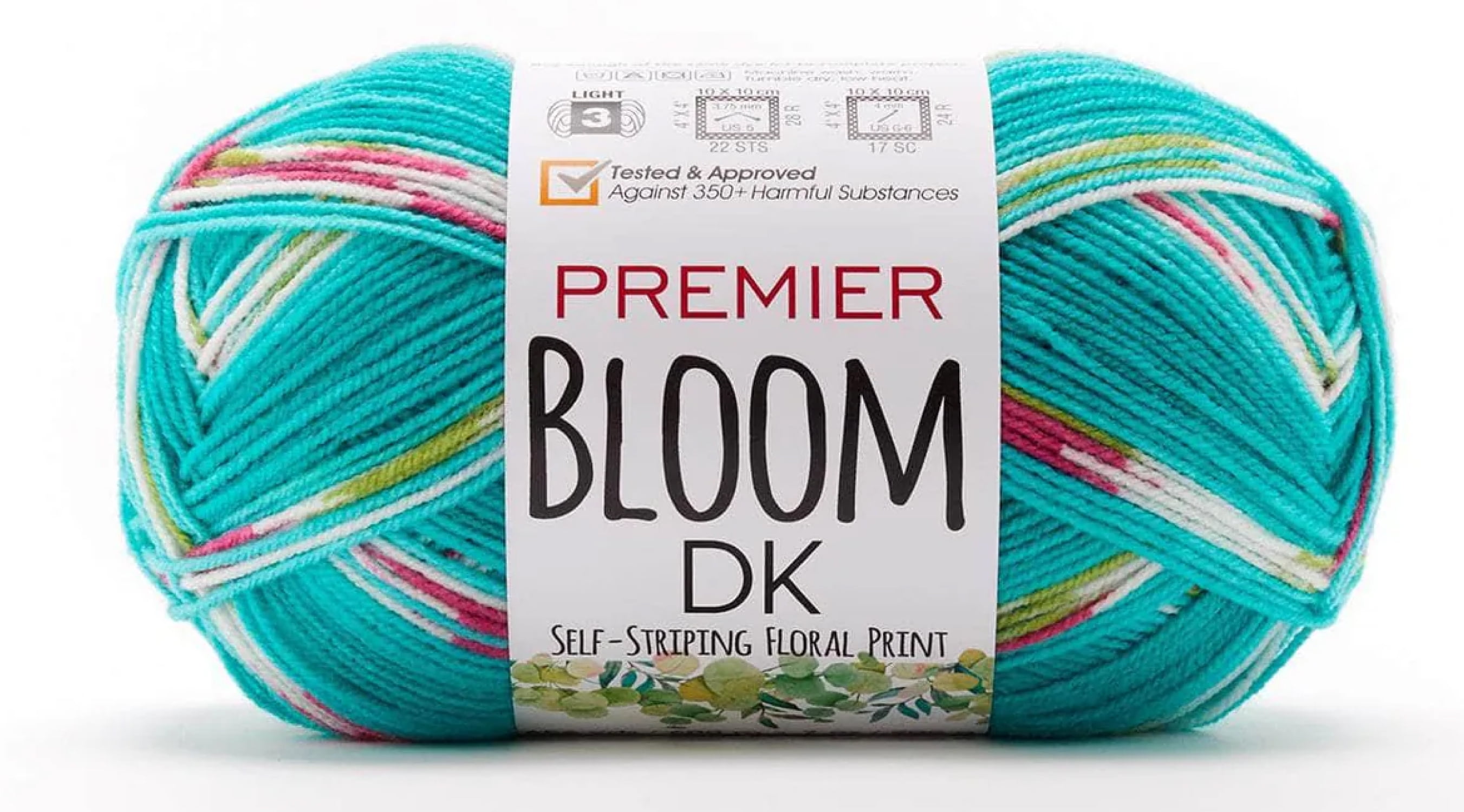 Premier Yarns Bloom DK Weight Yarn, Self-Patterning Yarn for Crocheting ...