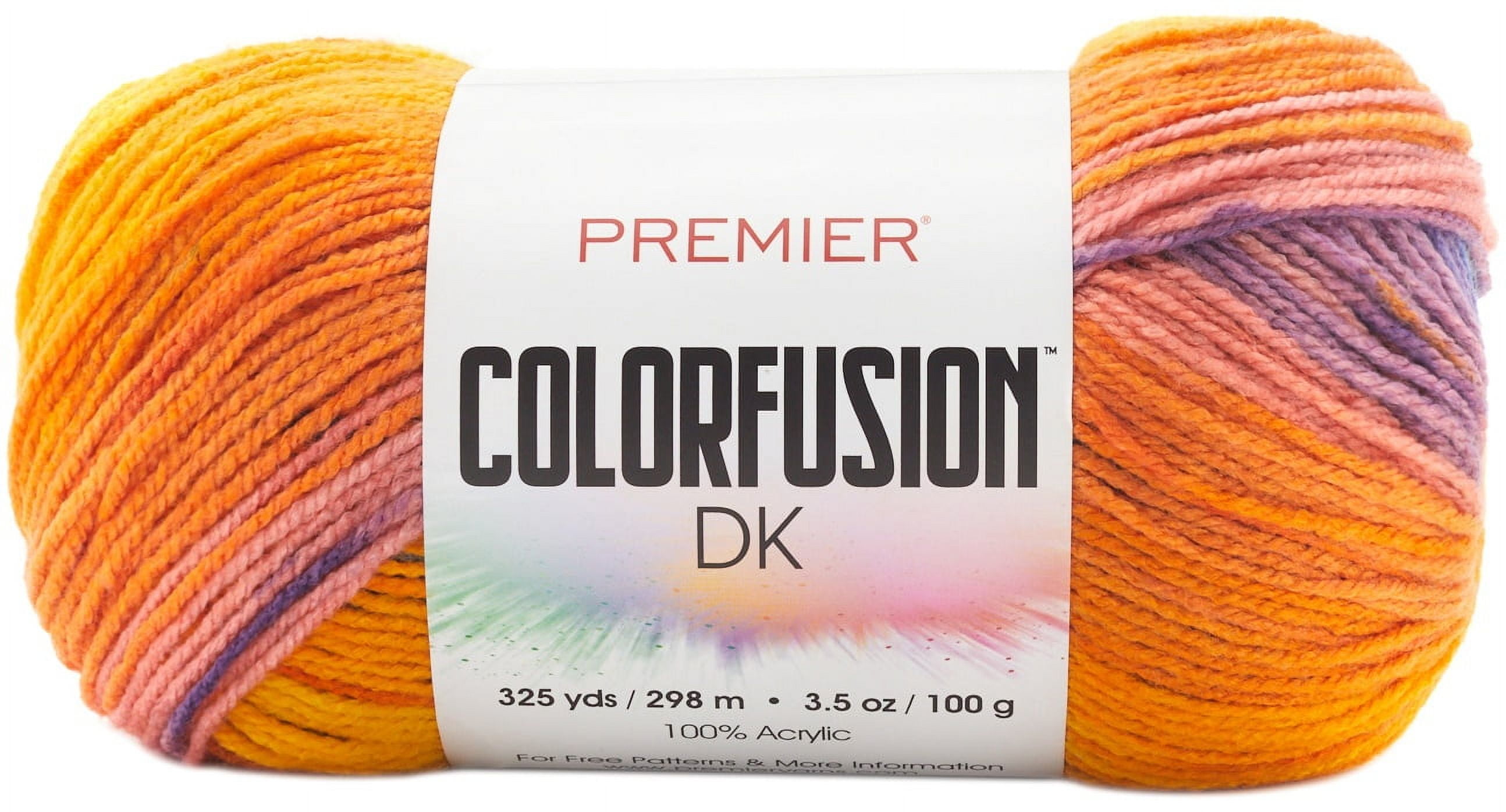 Premier Yarns Colorfusion DK Yarn Tropical Pack of 1 Skein - Walmart.com