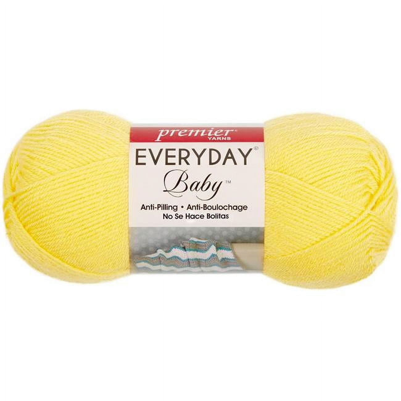 Premier Yarns DN101-09 Everyday Baby Yarn, Yellow - Walmart.com