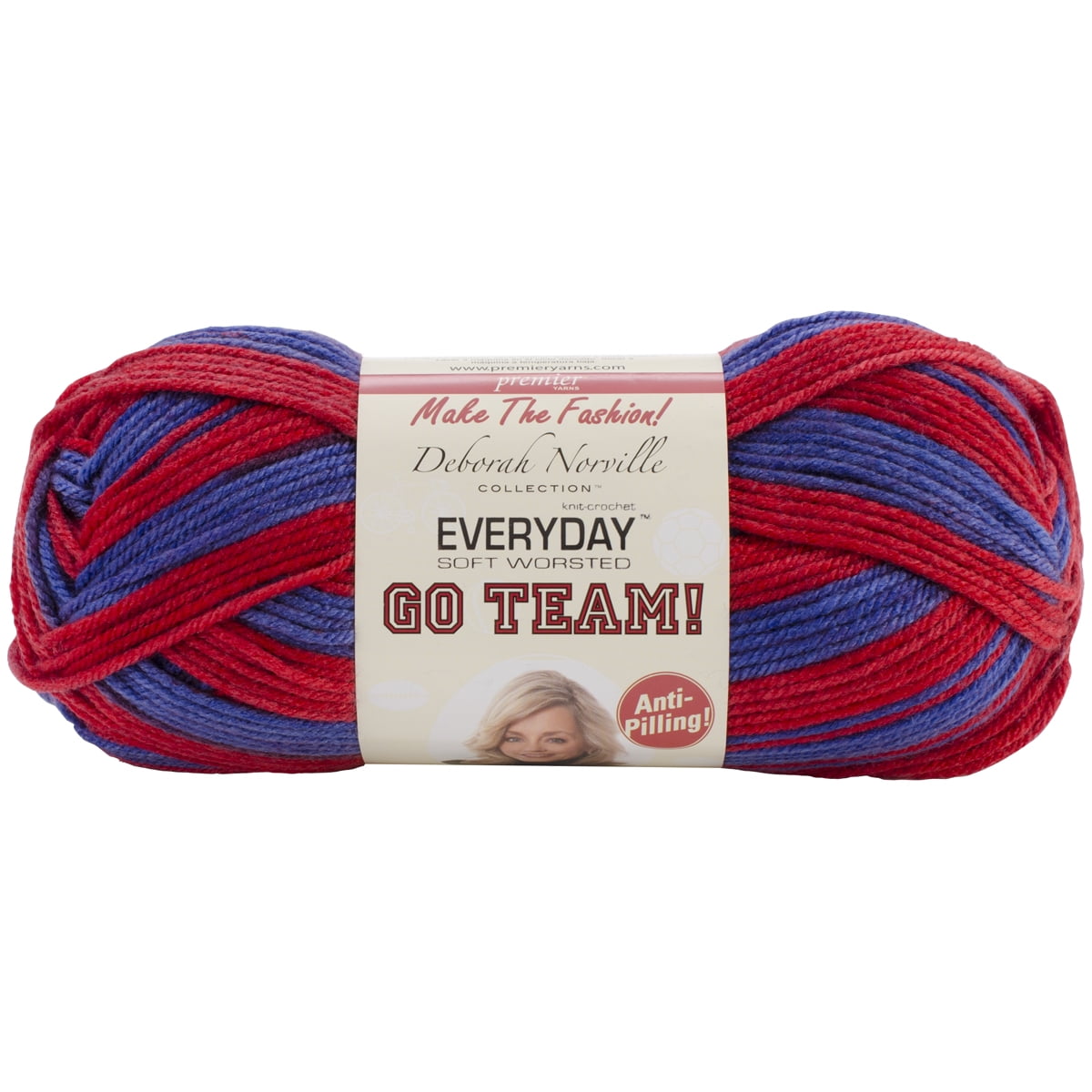 Premier Yarns Deborah Norville Go Team Yarn - Walmart.com