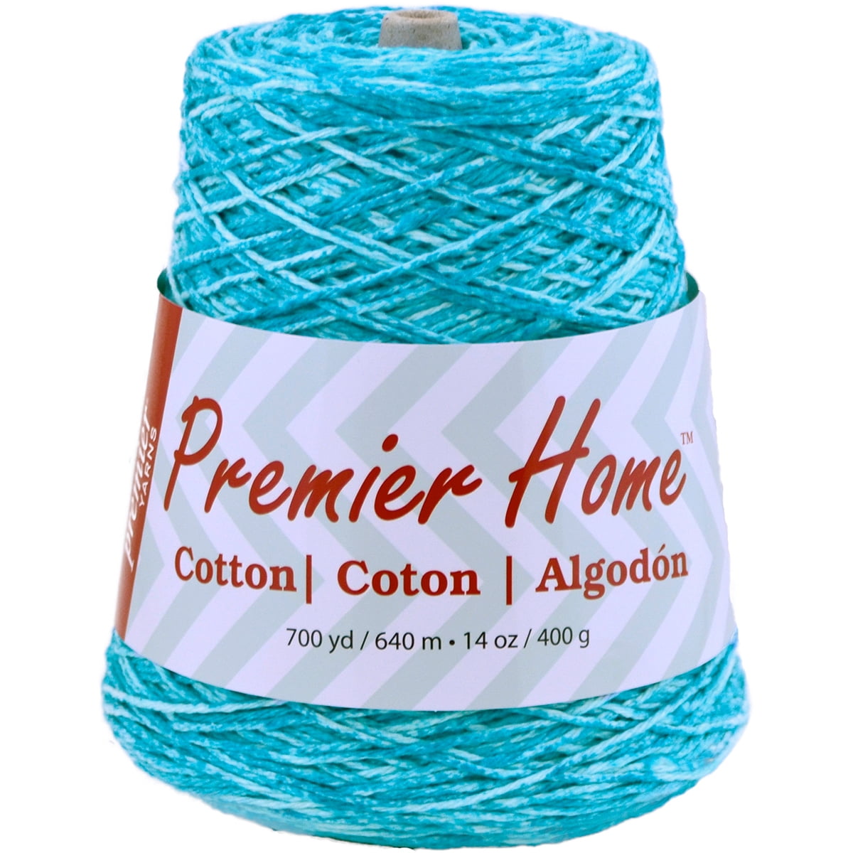 Premier Yarns Home Cotton-Polyester Blend Yarn, Multi Cone in Ocean ...