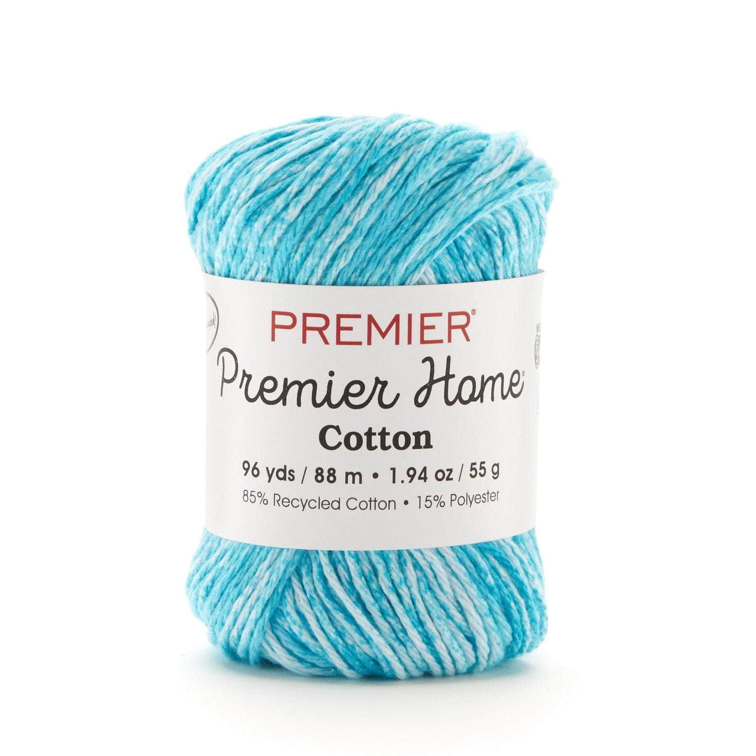 Premier Yarns Medium Cotton Polyester Blend Ocean Splash Yarn, 105 yd ...