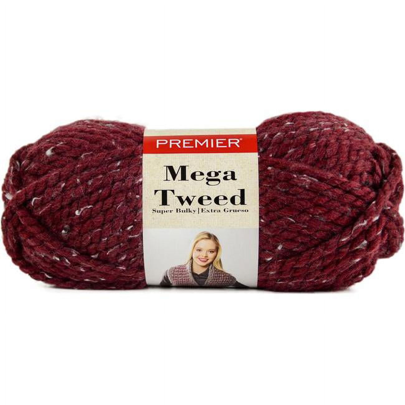 Premier Yarns Merlot Tweed - Walmart.com