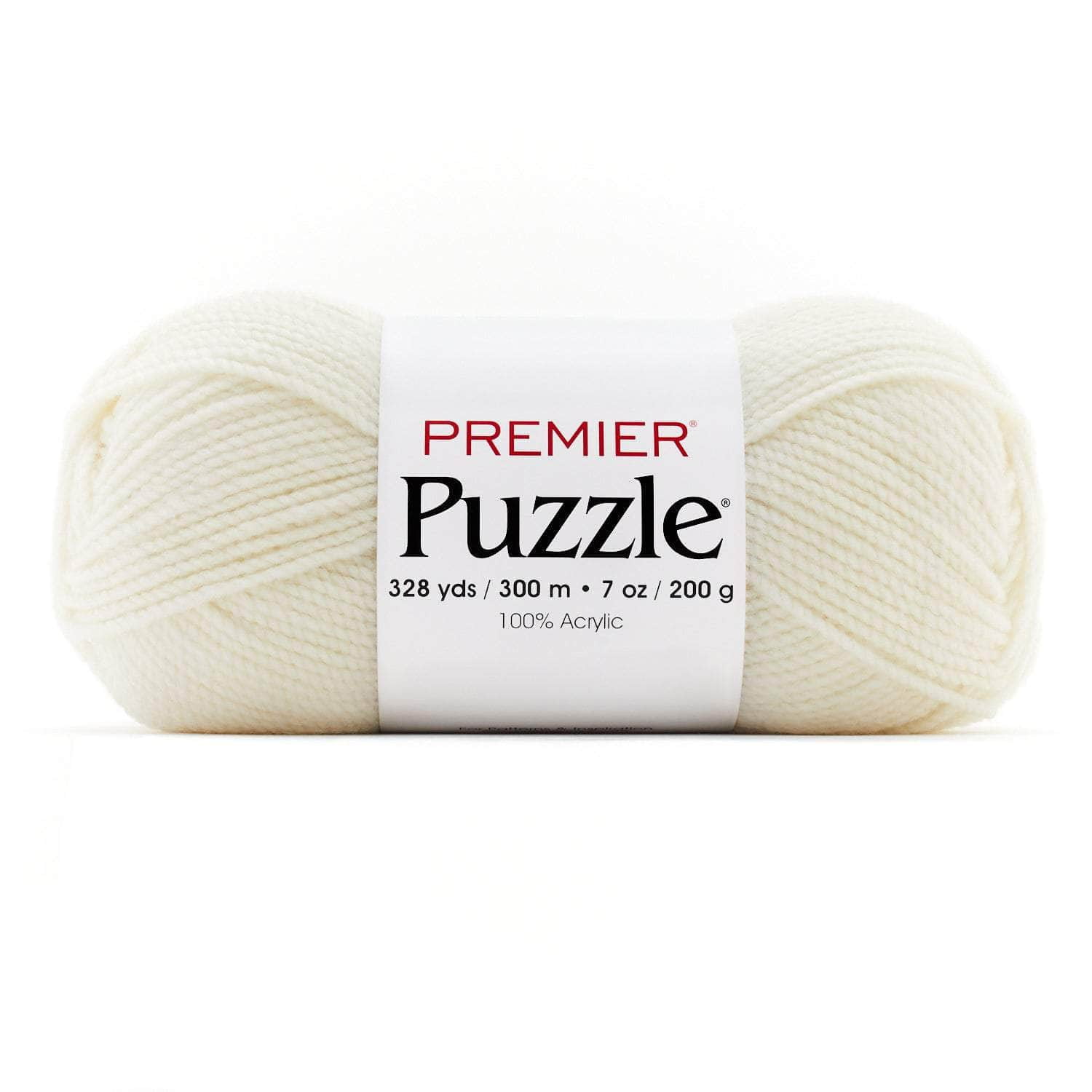 Premier Yarns - Puzzle Yarn - Cream - 7oz 328yds - 5 Bulky Weight ...
