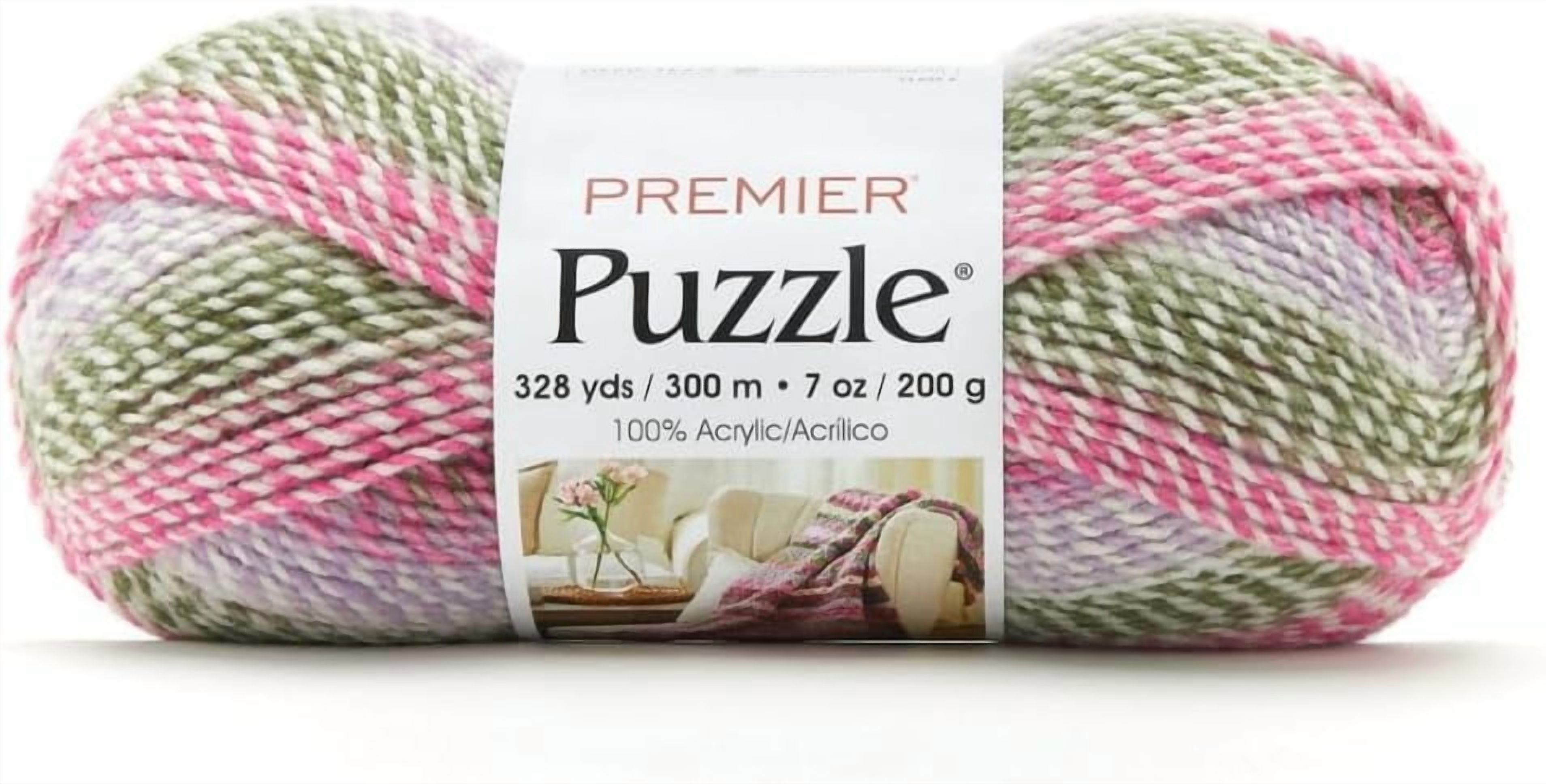 Unknown Premier Yarns Puzzle Yarn Acrylic Bulky Weight for Knitting and ...