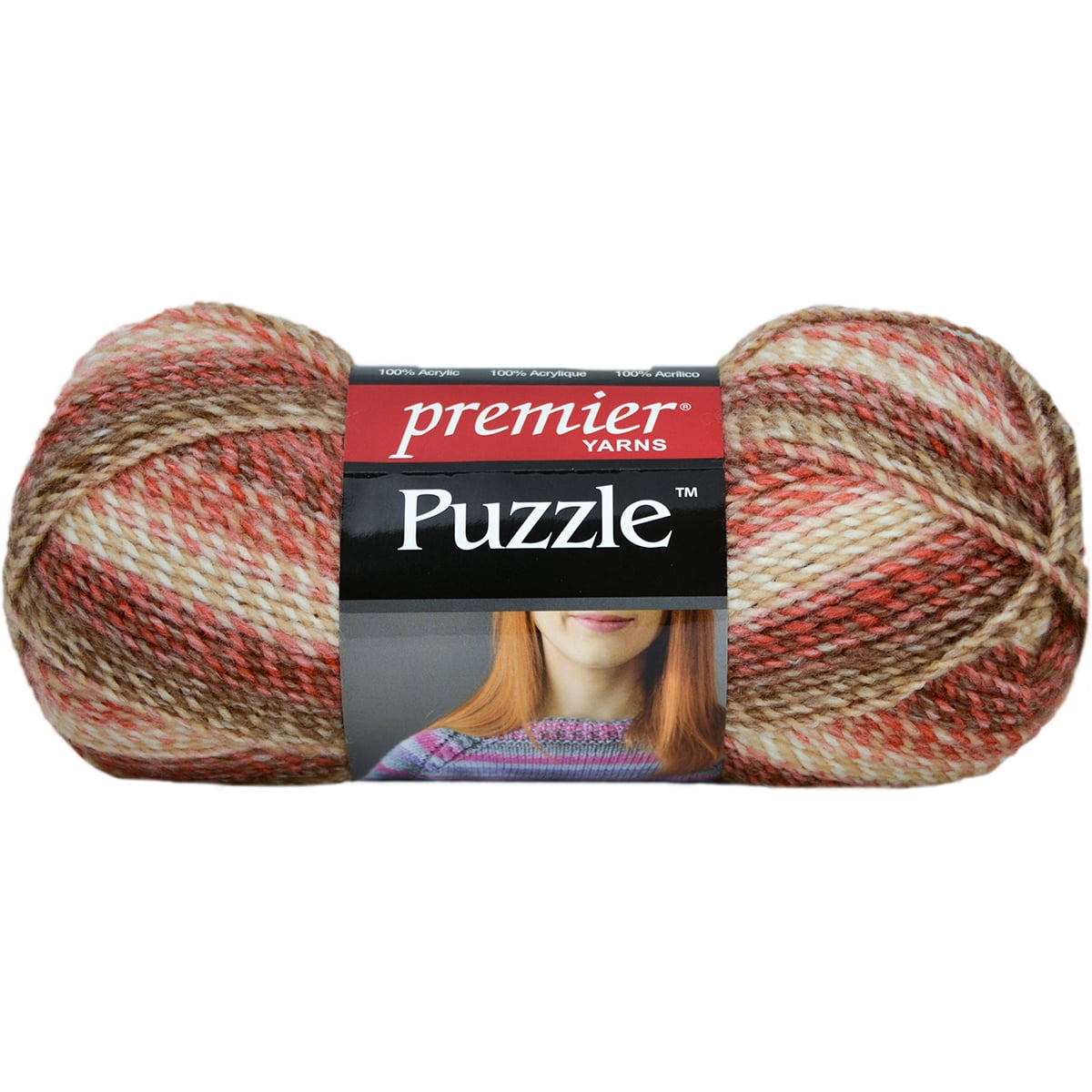 Premier Yarns Puzzle Yarn, Made of Acrylic, Ideal Knitting and Crochet ...