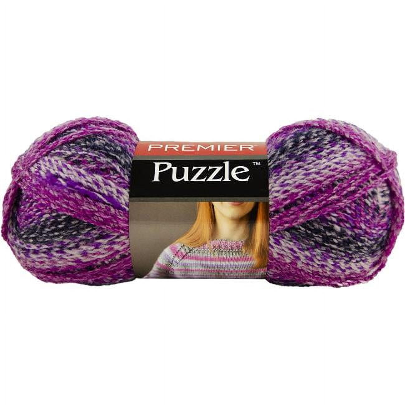 Premier Yarns Puzzle Yarn, Made of Acrylic, Ideal Knitting and Crochet ...