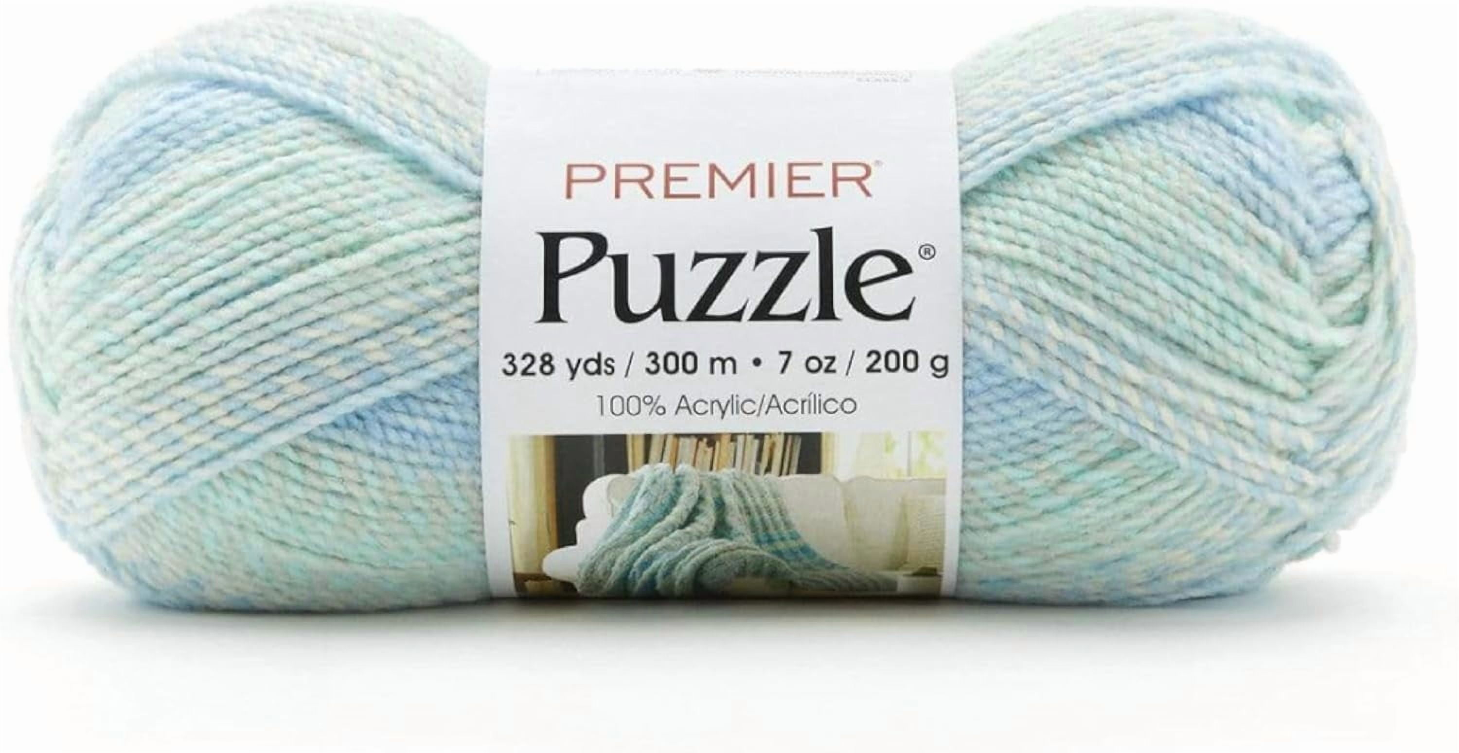 Unknown Premier Yarns Puzzle Yarn Acrylic Bulky Weight Knitting Crochet ...