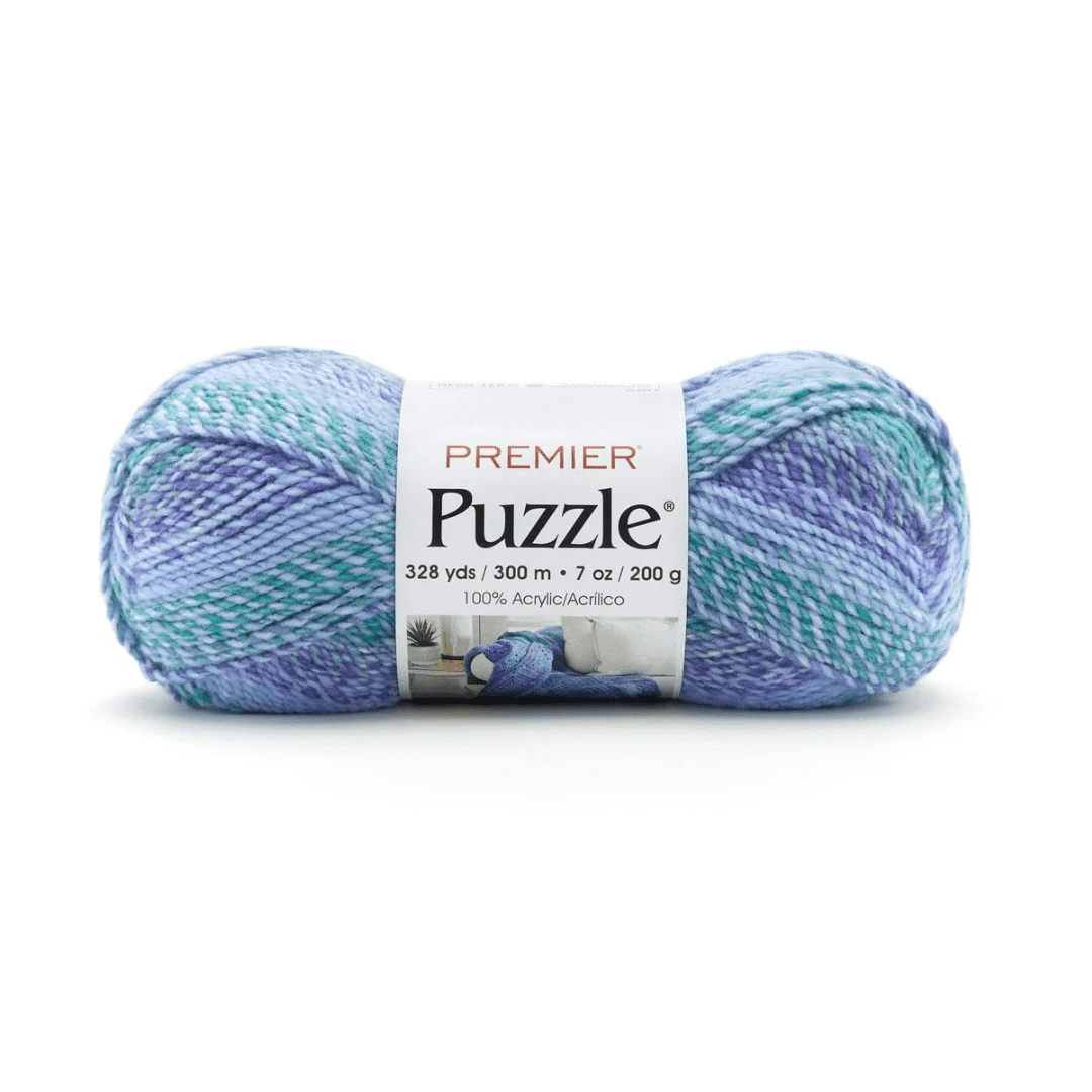 Premier Yarns Puzzle Yarn - Tangram, 7oz 328yds, Bulky Weight Acrylic ...