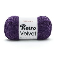 Premier Yarns Retro Velvet 100% Polyester Yarn, Emerald, 306 yd ...