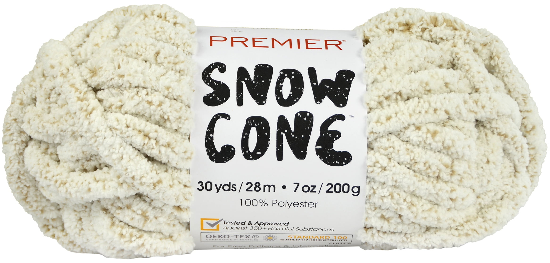 Premier Yarns Snow Cone, Made of Polyester, Jumbo Yarn for Blankets ...