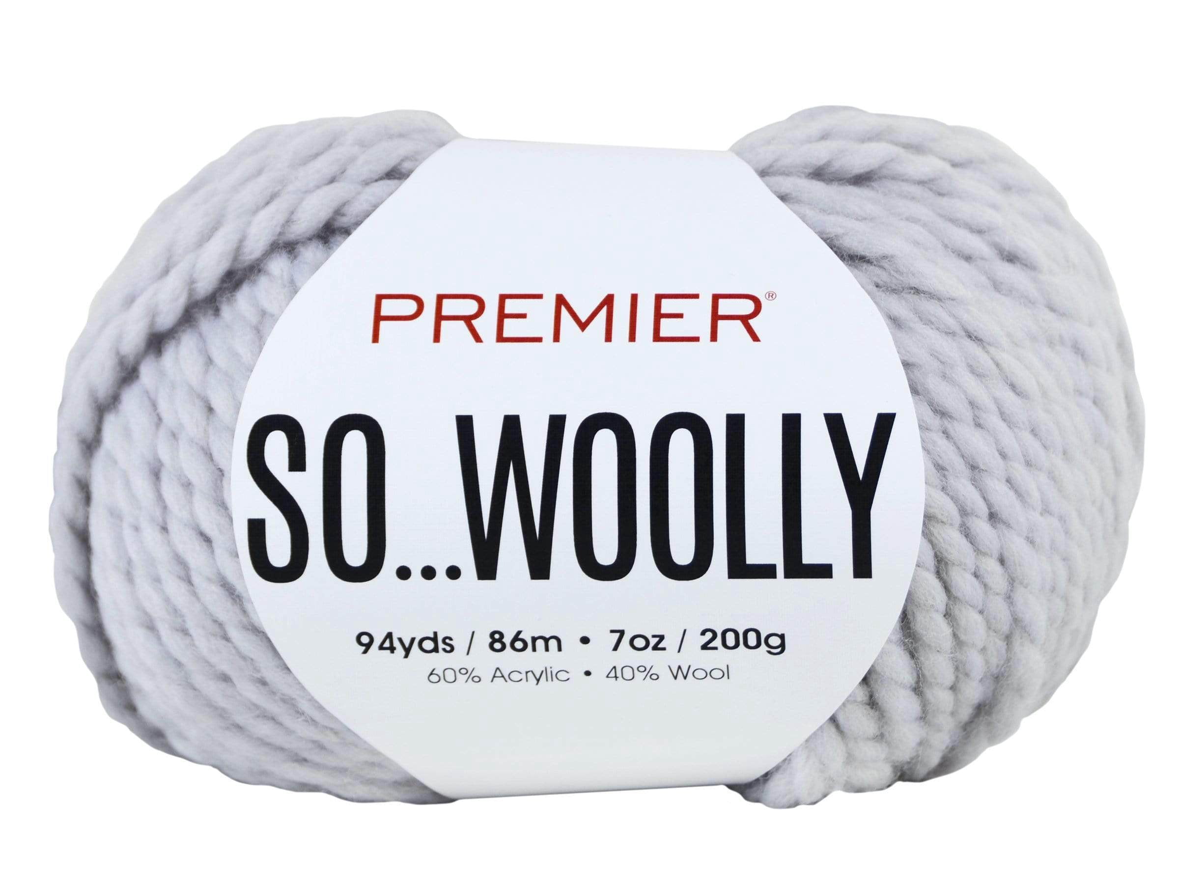 Premier Yarns So...Woolly Solid Yarn-Mist - Walmart.com