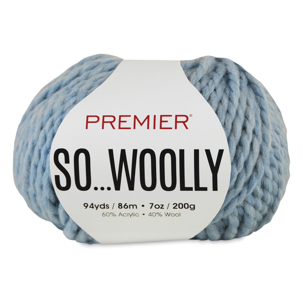Premier Yarn So Woolly Yarn - Sky - Walmart.com