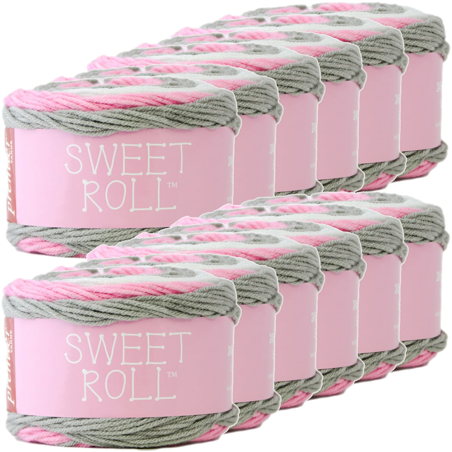 Premier Yarns Sweet Roll Yarn 12/Pk-Bubble Pop - Walmart.com