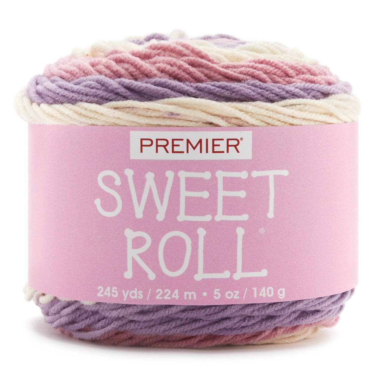 Premier Yarns Sweet Roll Yarn - Birthday Cake Pop - 100% Acrylic, 5oz ...