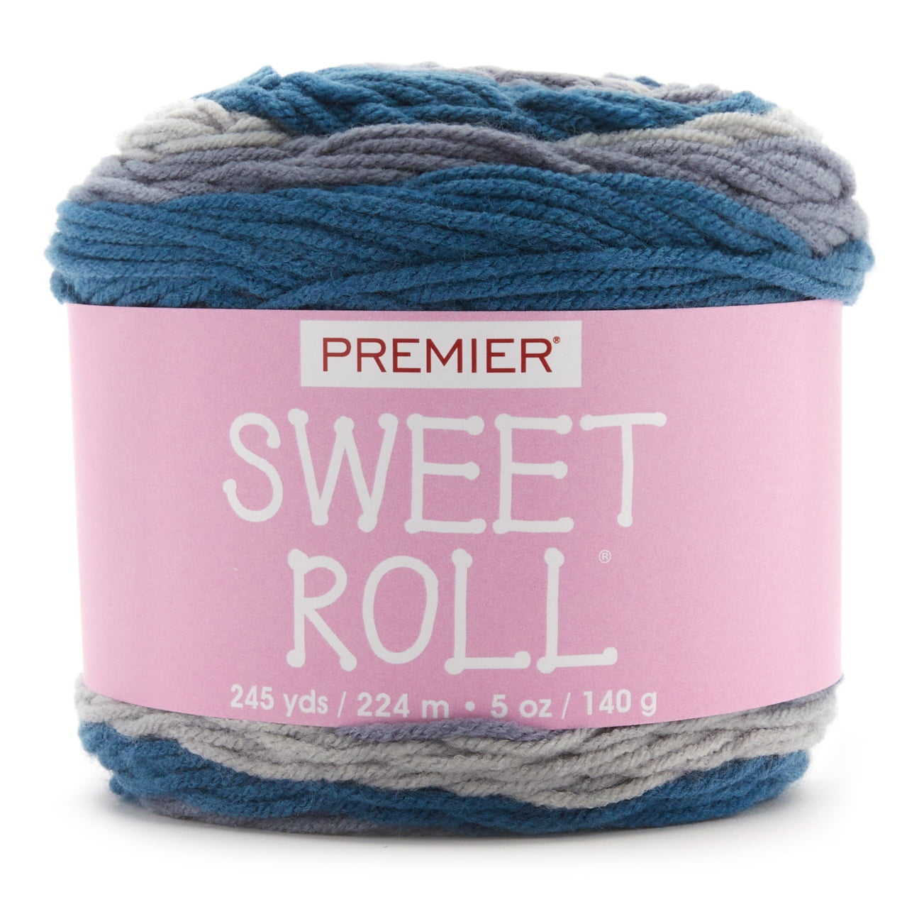 Premier Sweet Roll Yarn-Blue Willow - Walmart.com