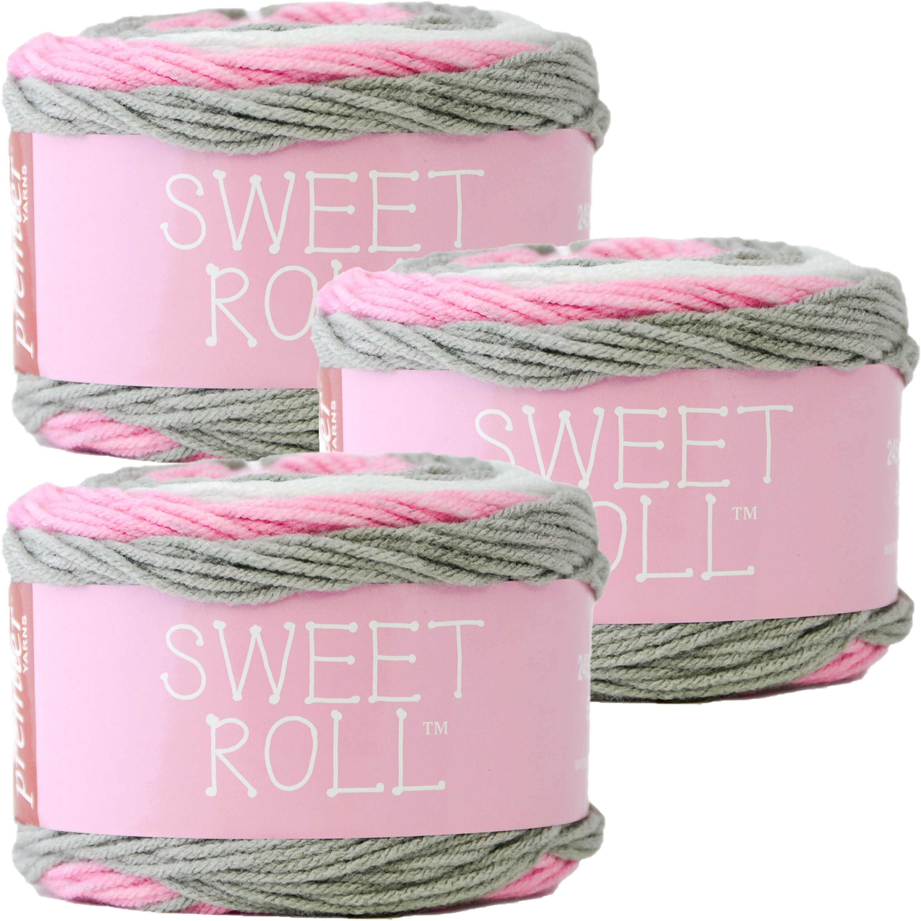 Premier Yarns Sweet Roll Yarn-Bubble Pop, Multipack Of 3 - Walmart.com