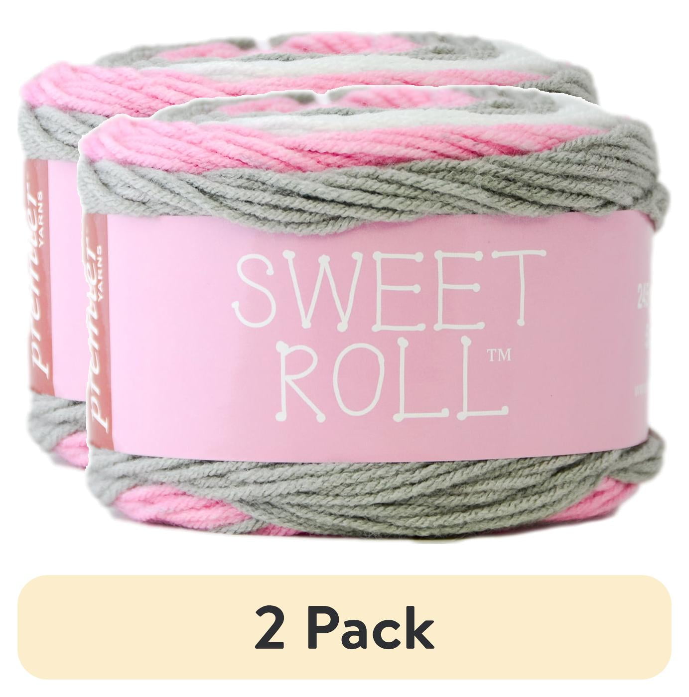 (2 pack) Premier Yarns Sweet Roll Yarn Bubble Pop - Walmart.com