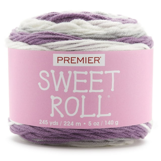 Premier Sweet Roll Yarn-Pansy Pop - Walmart.com